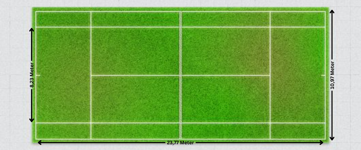 Dimensi Dan Ukuran Lapangan Tenis Standar Internasional